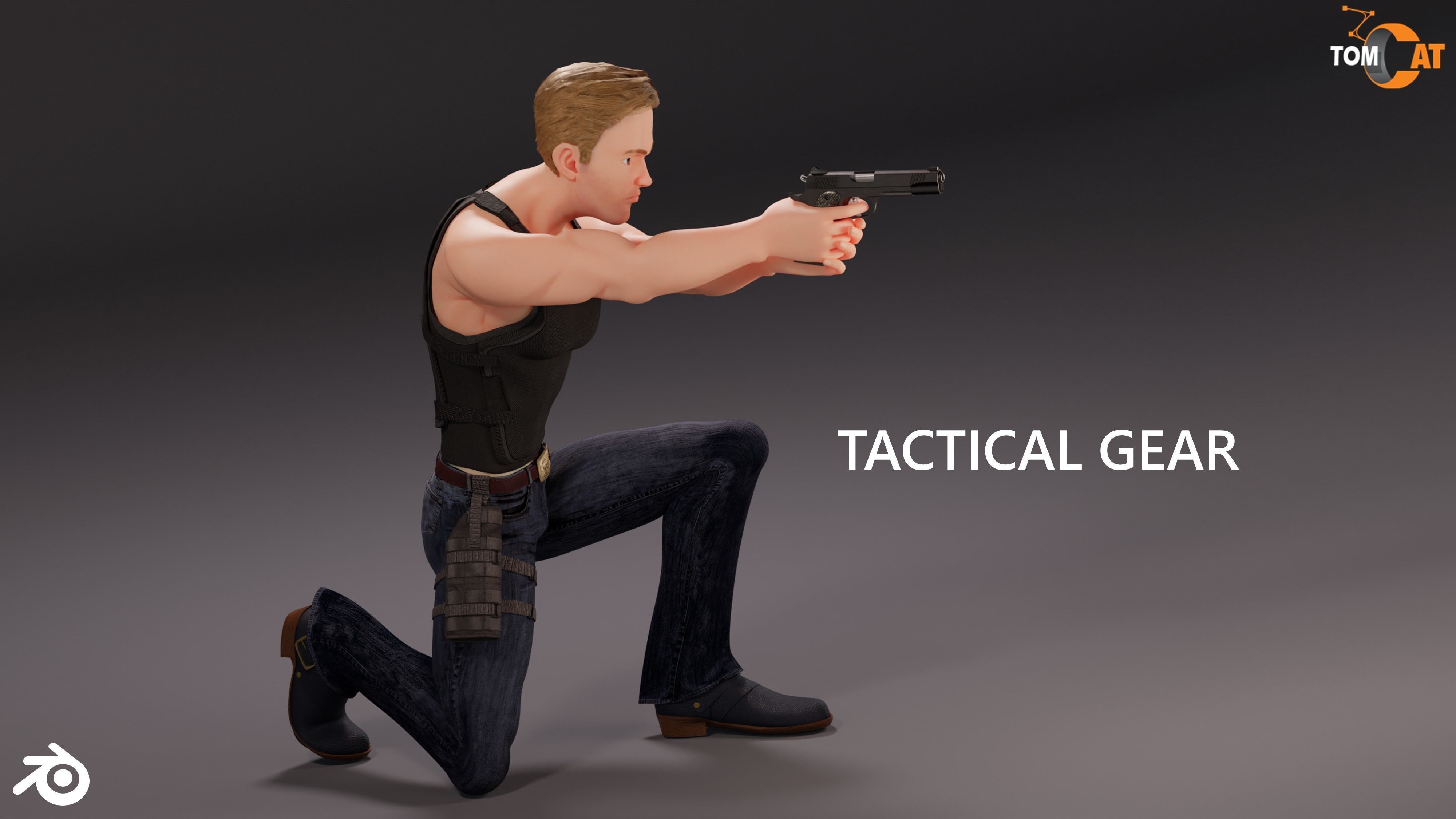 3D model Hugh Rigged Man Character VR / AR / low-poly | CGTrader