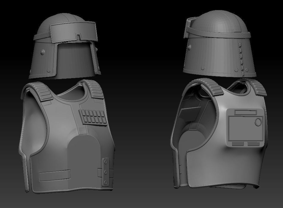 Grand Admiral Armor STL Set 3D model 3D printable | CGTrader