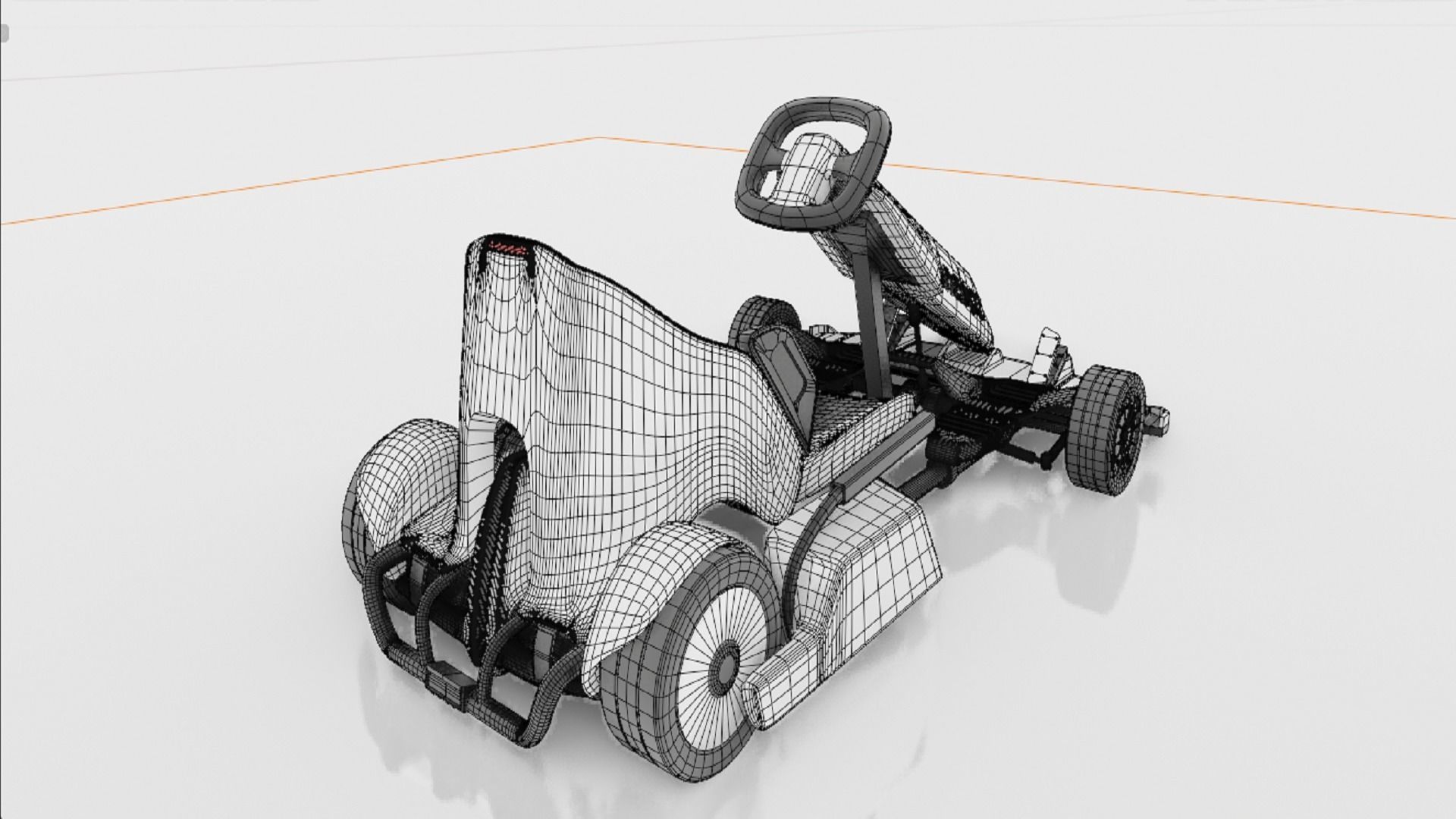 Ninebot go-kart 3D model rigged | CGTrader