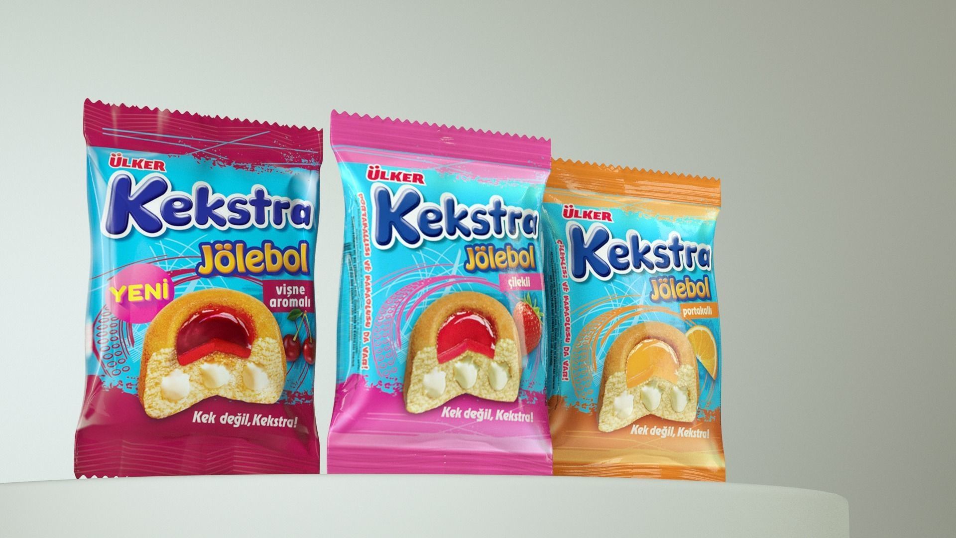 3D model Ulker Kekstra Kek - 3d Low Poly Cake - Cupcake Model VR / AR ...