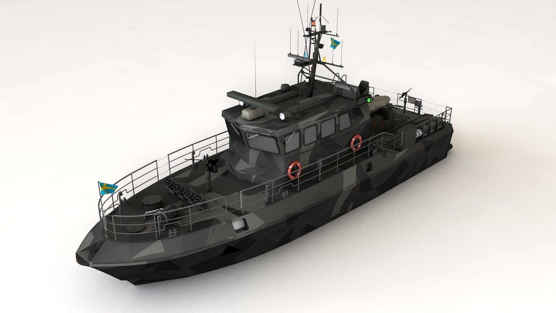 3D model Military Patrol Boat 3D model VR / AR / low-poly | CGTrader