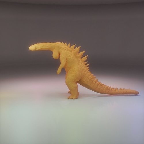 C0ckzilla Godzilla 3D model 3D printable | CGTrader