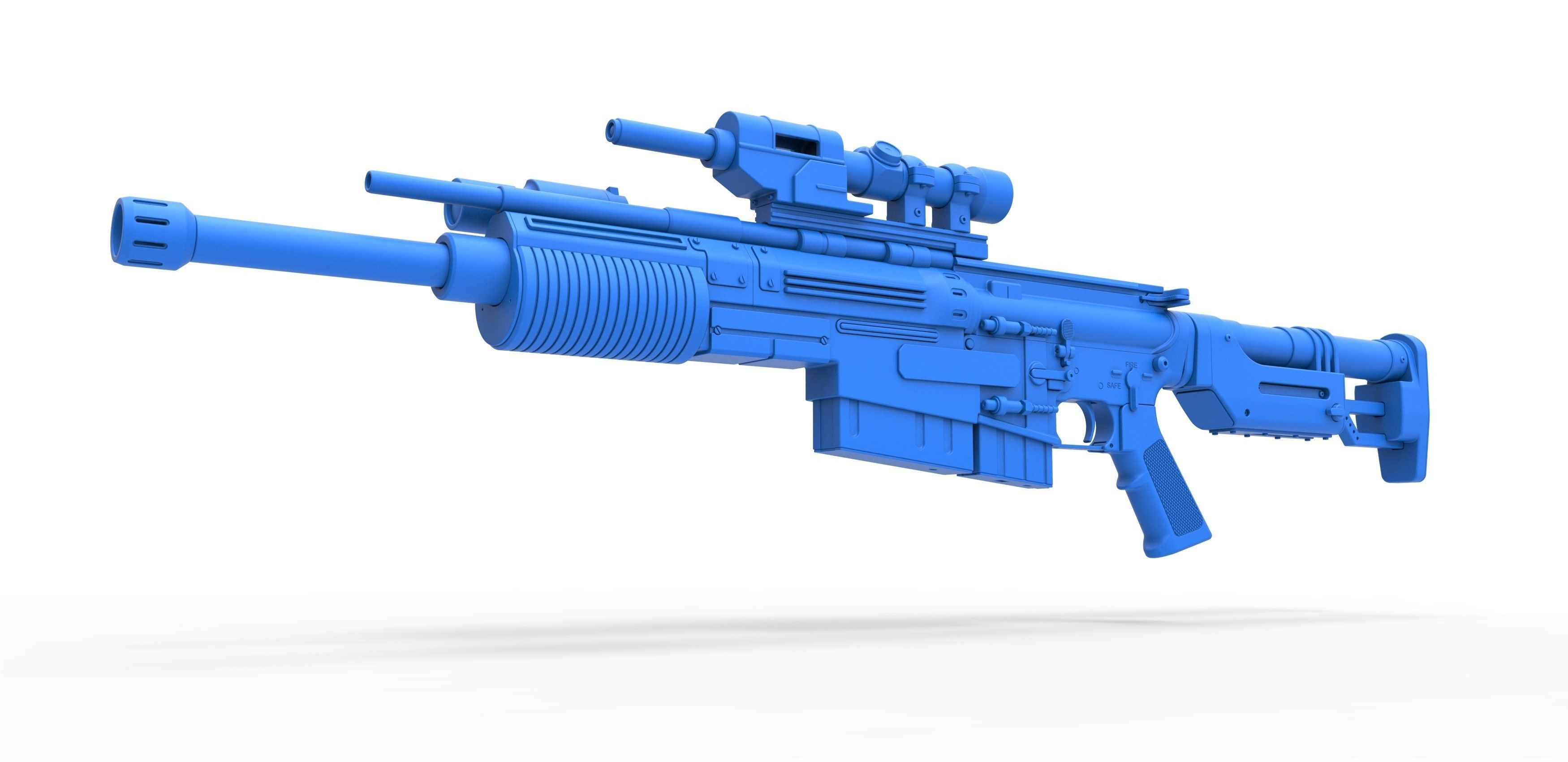 Blaster rifle A280-CFE from the movie Rogue One 2016 3D model | CGTrader