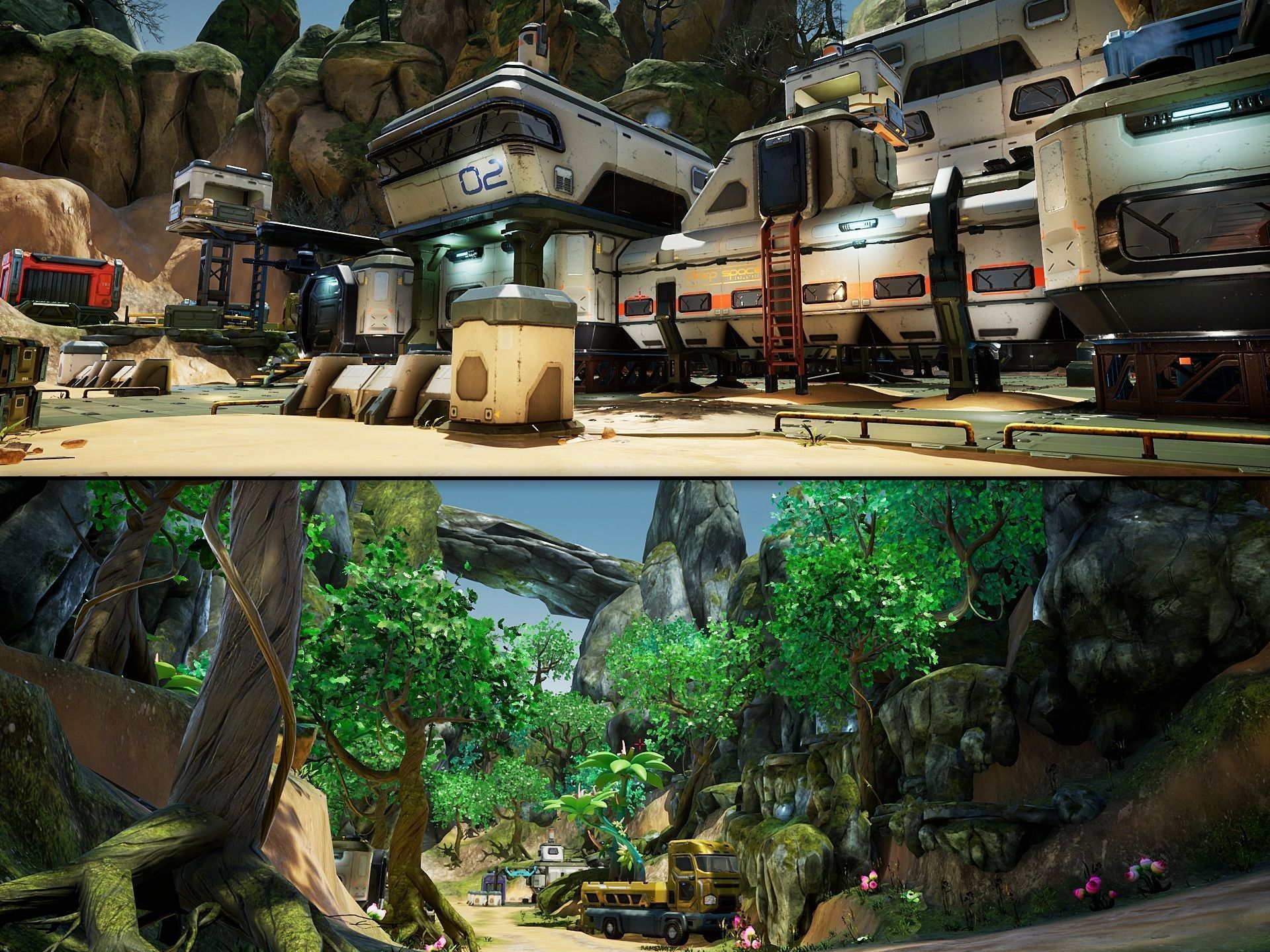 3D model Modular Sci-Fi Military Base VR / AR / low-poly | CGTrader