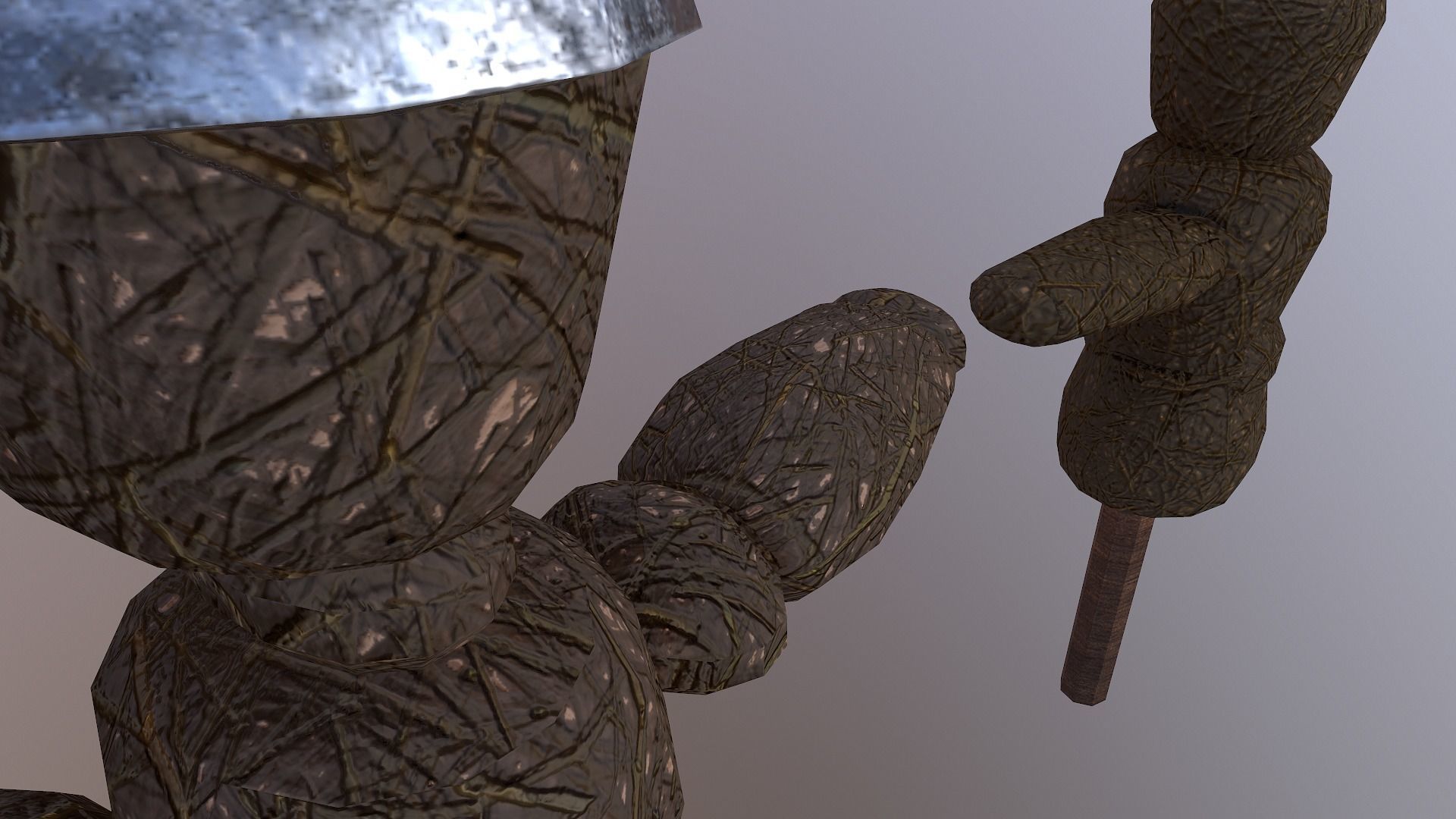 Straw Mans free VR / AR / low-poly 3D model | CGTrader