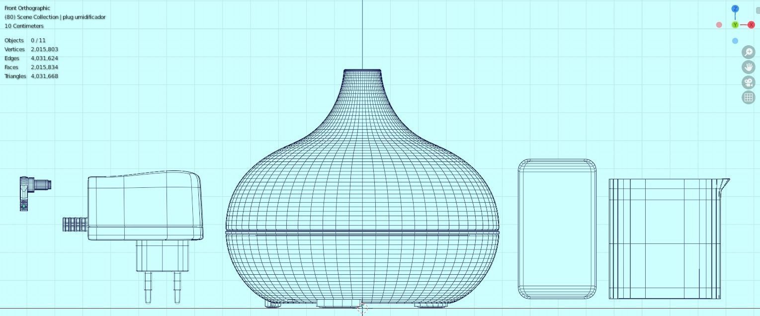 Wooden Essential Oil Diffuser 3D model | CGTrader