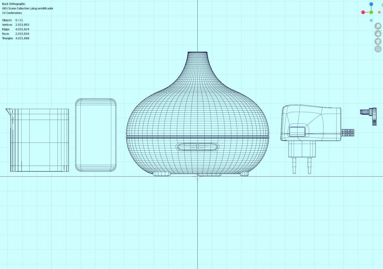 Wooden Essential Oil Diffuser 3D model | CGTrader