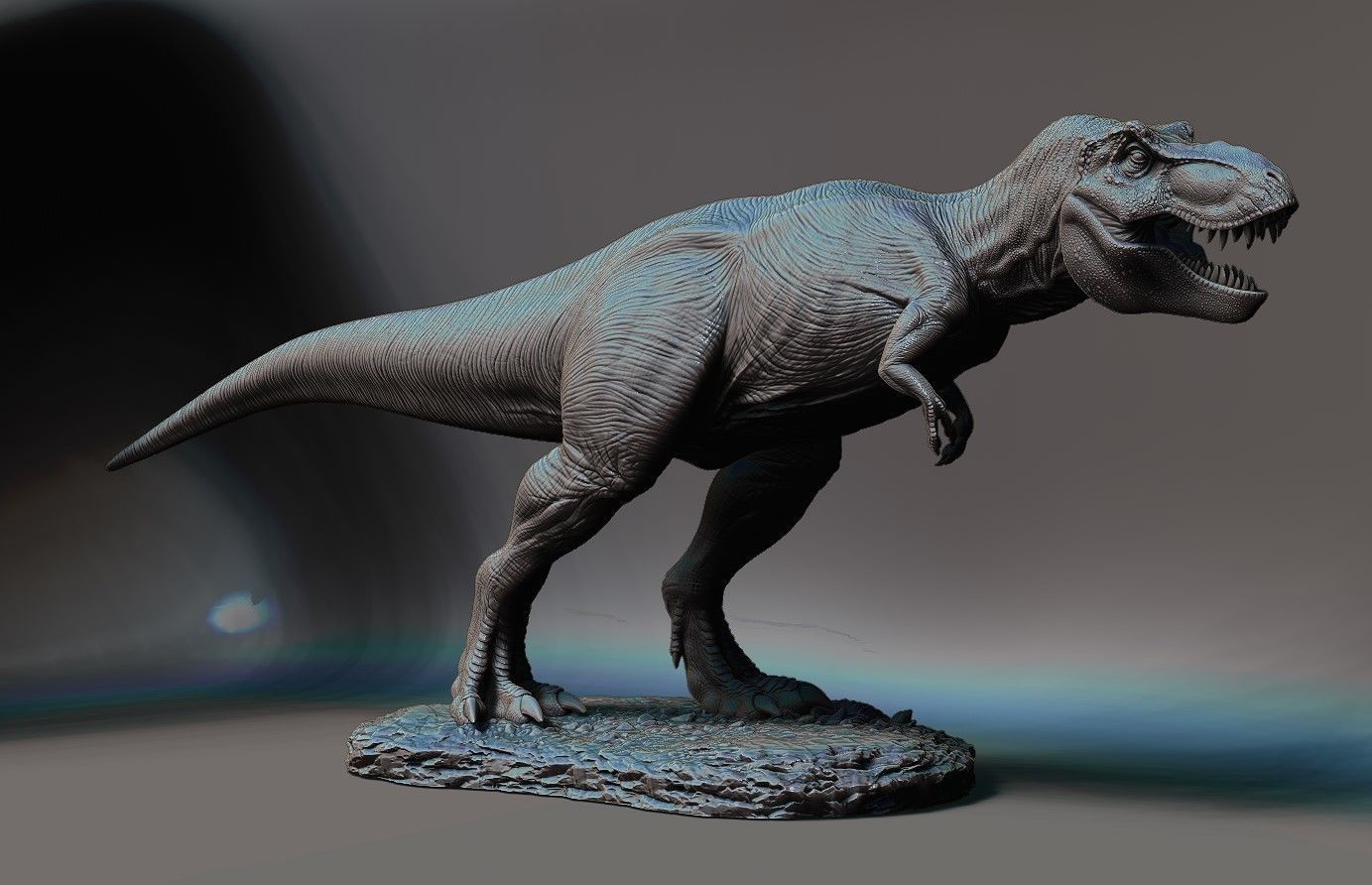Jurassic park Jurassic World Tyrannosaurus Rex - 3D Print Model 3D ...
