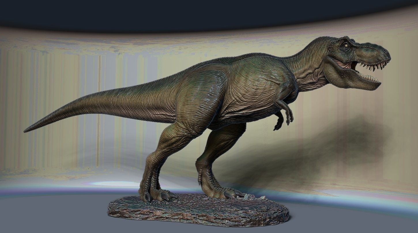Jurassic park Jurassic World Tyrannosaurus Rex - 3D Print Model 3D ...