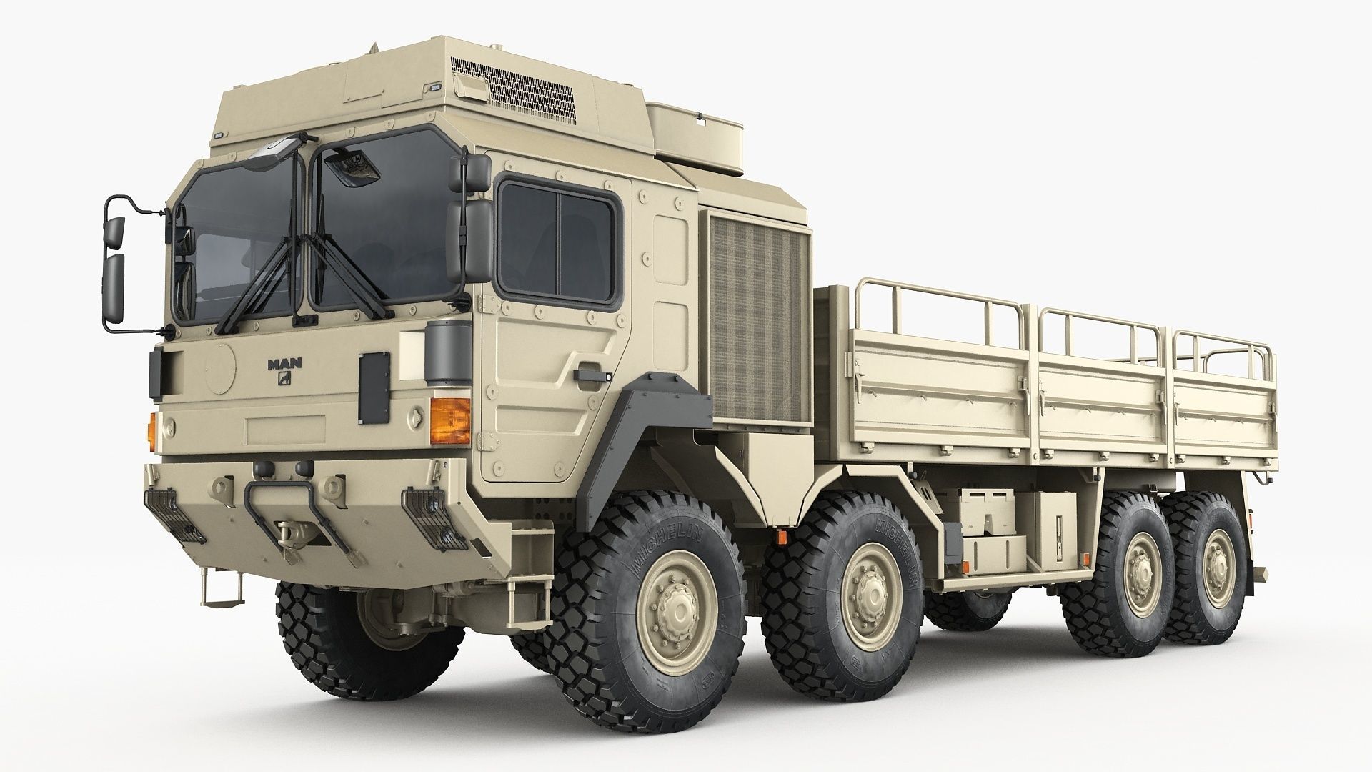 Trucks MAN HX77 3D model | CGTrader