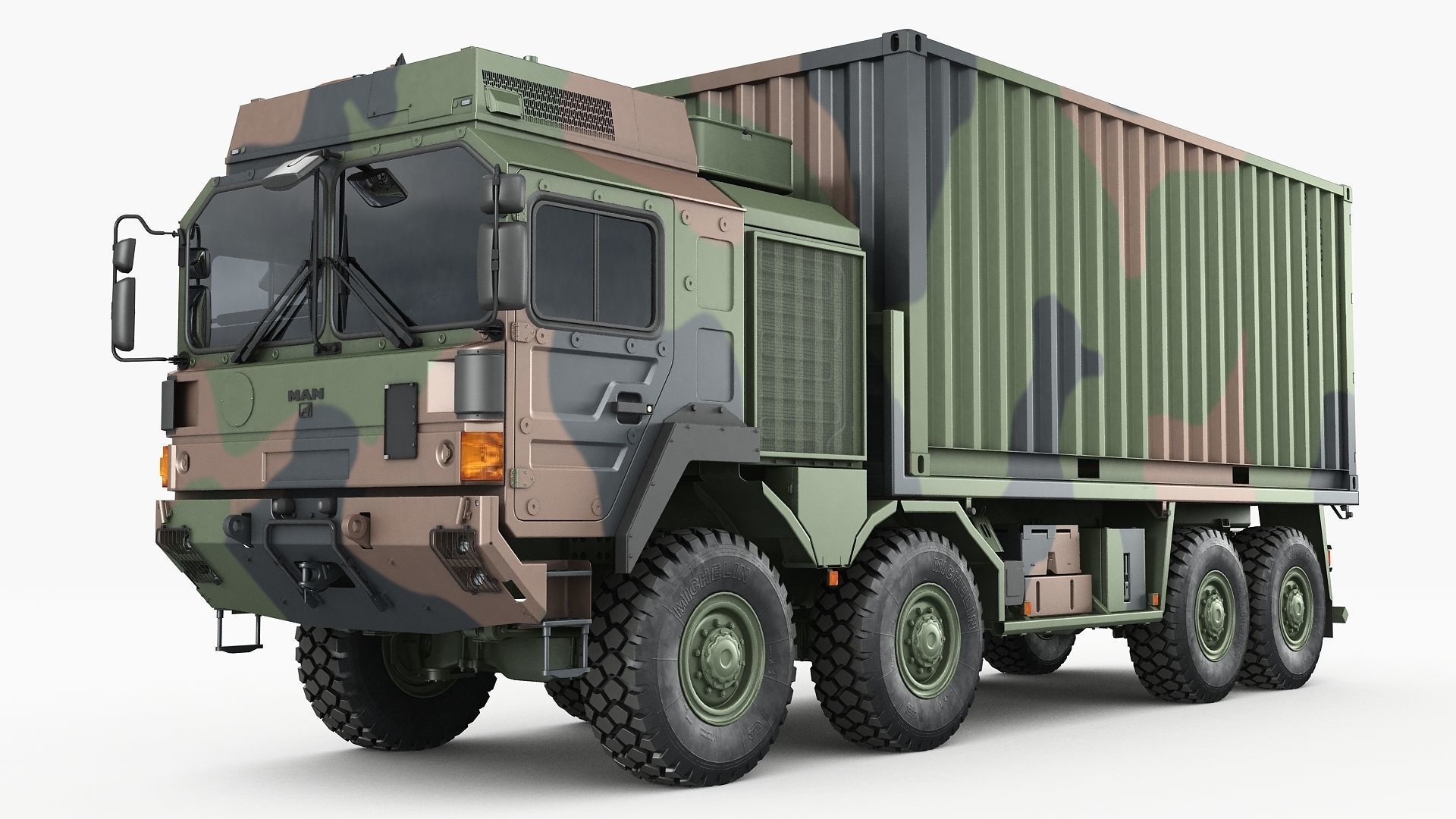 Trucks MAN HX77 3D model | CGTrader