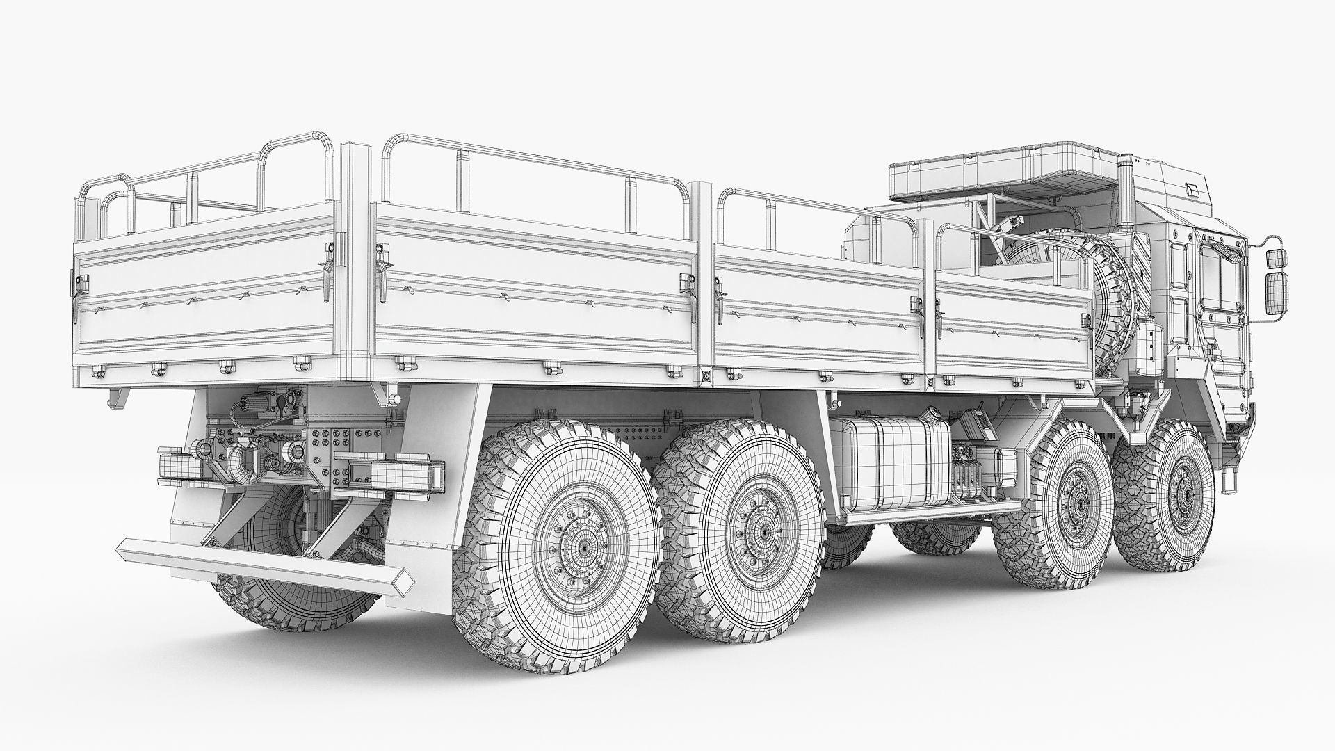 Trucks MAN HX77 3D model | CGTrader