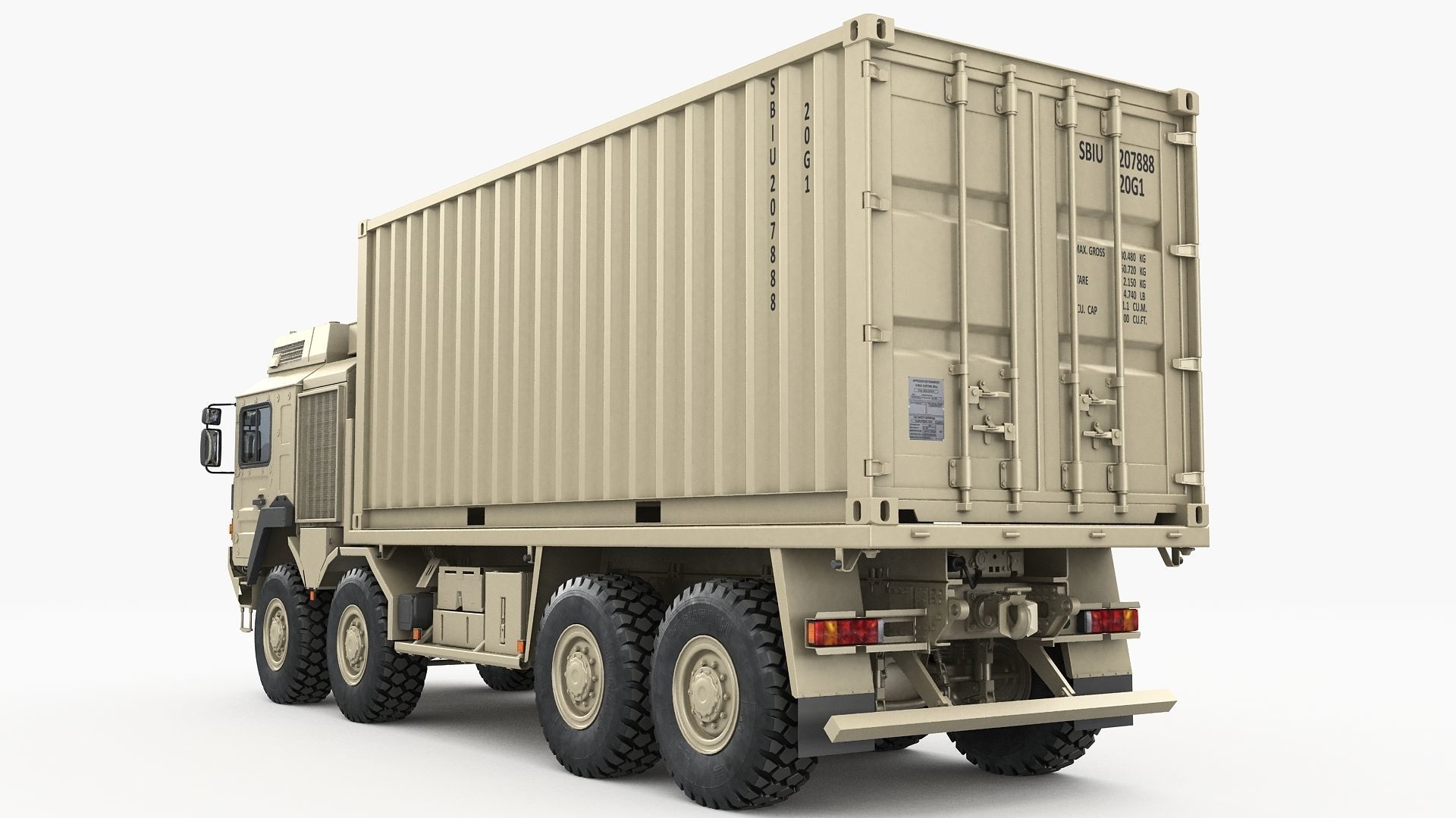 Trucks MAN HX77 3D model | CGTrader