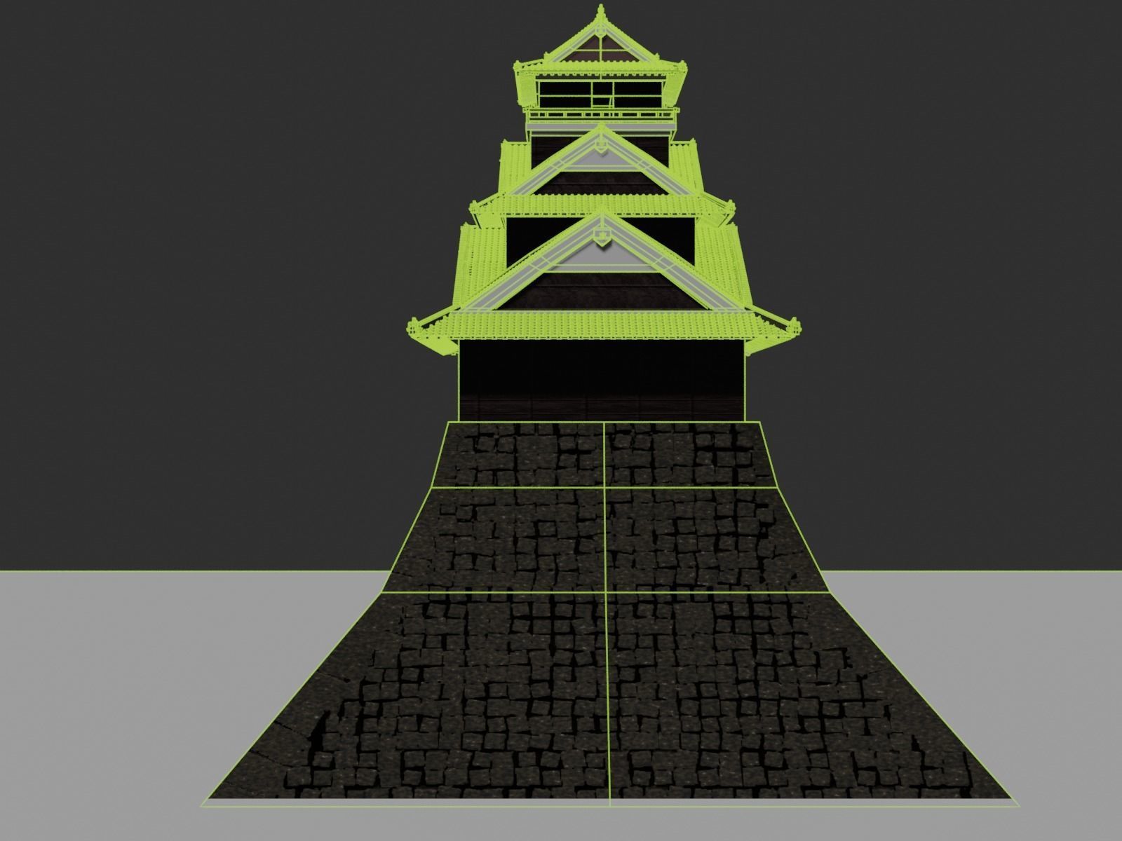 Japanese Castle 3D model | CGTrader