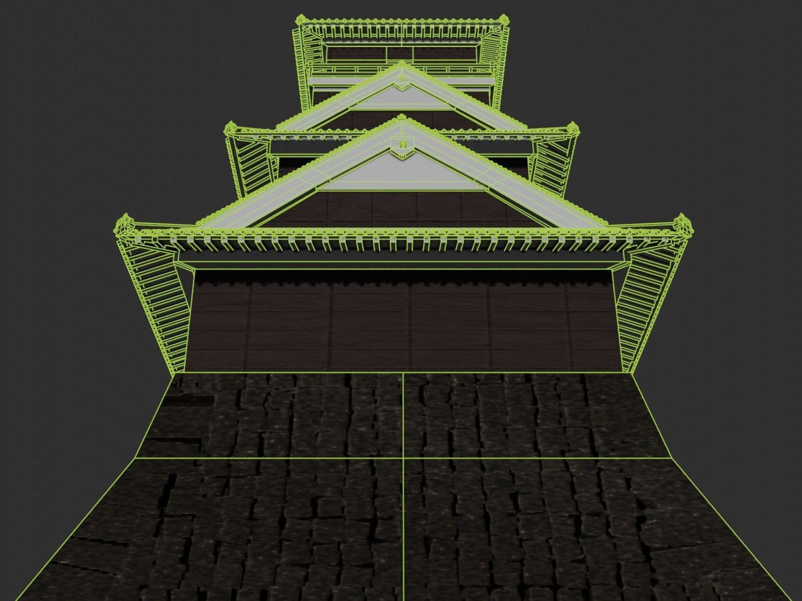 Japanese Castle 3D model | CGTrader