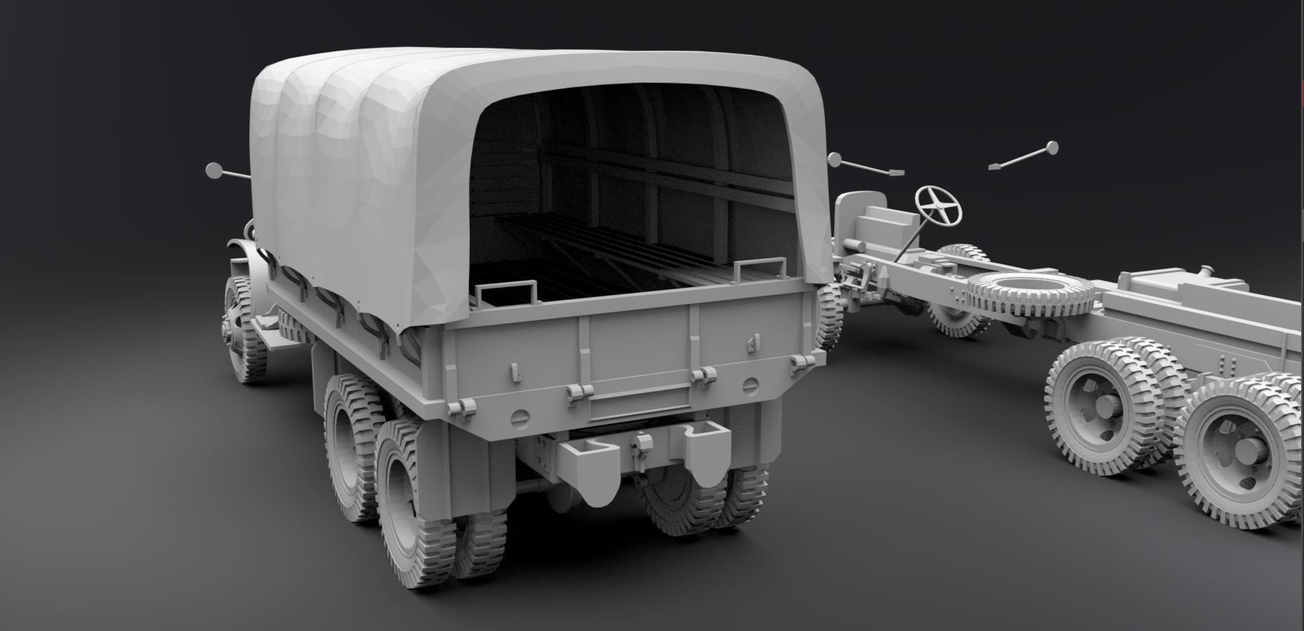 GMC CCKW Scale Model 3D model 3D printable | CGTrader