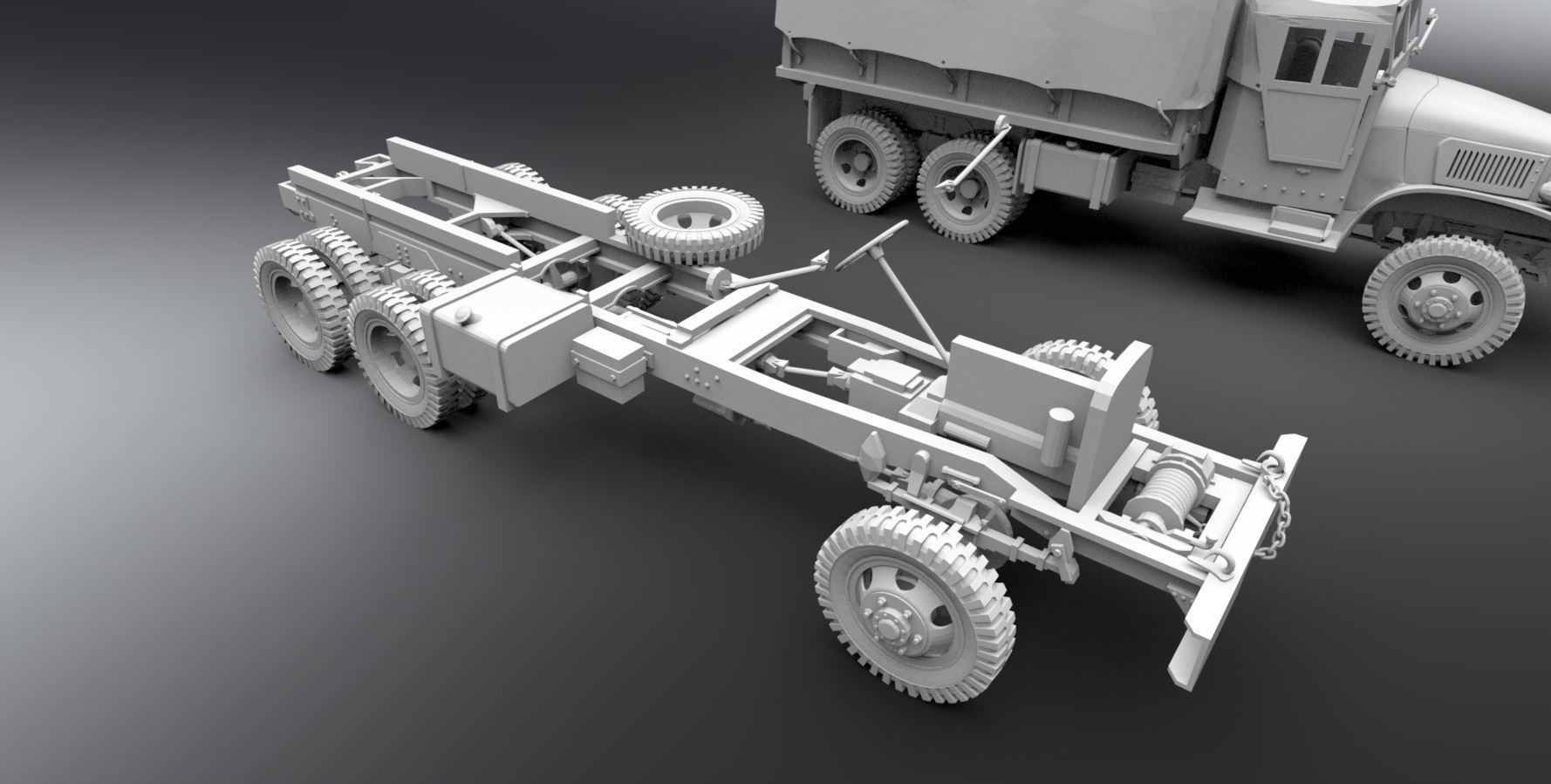 GMC CCKW Scale Model 3D model 3D printable | CGTrader