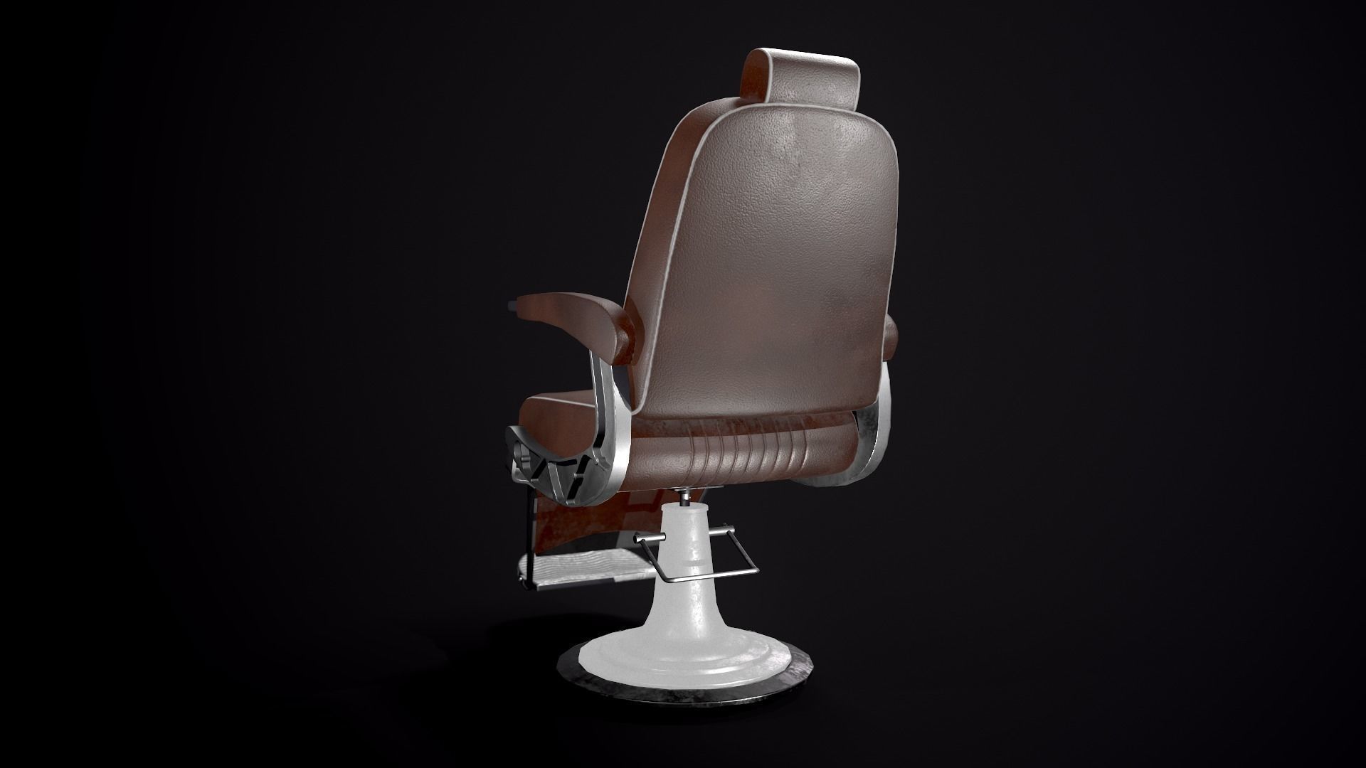 3D model Barber Chair 3D model VR / AR / low-poly | CGTrader