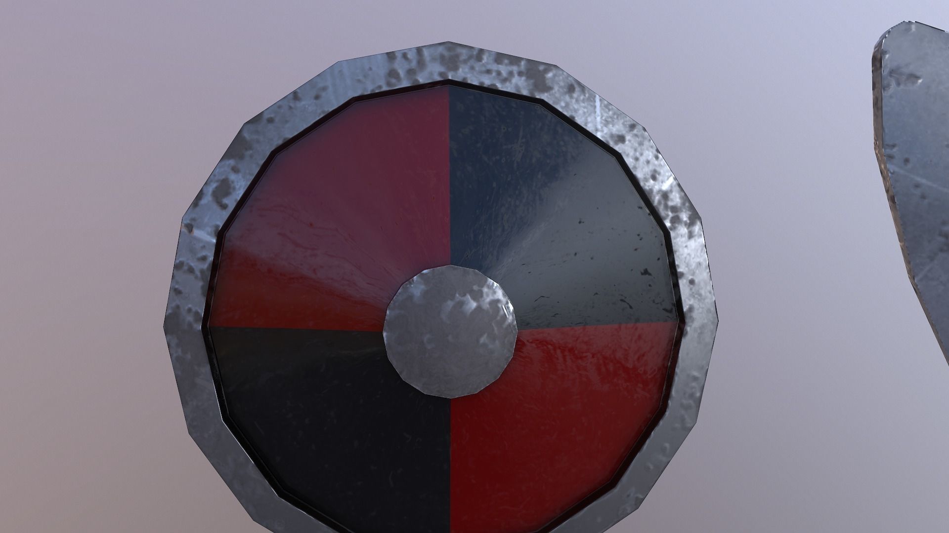 Low Poly Shileds three different shields free VR / AR / low-poly 3D ...