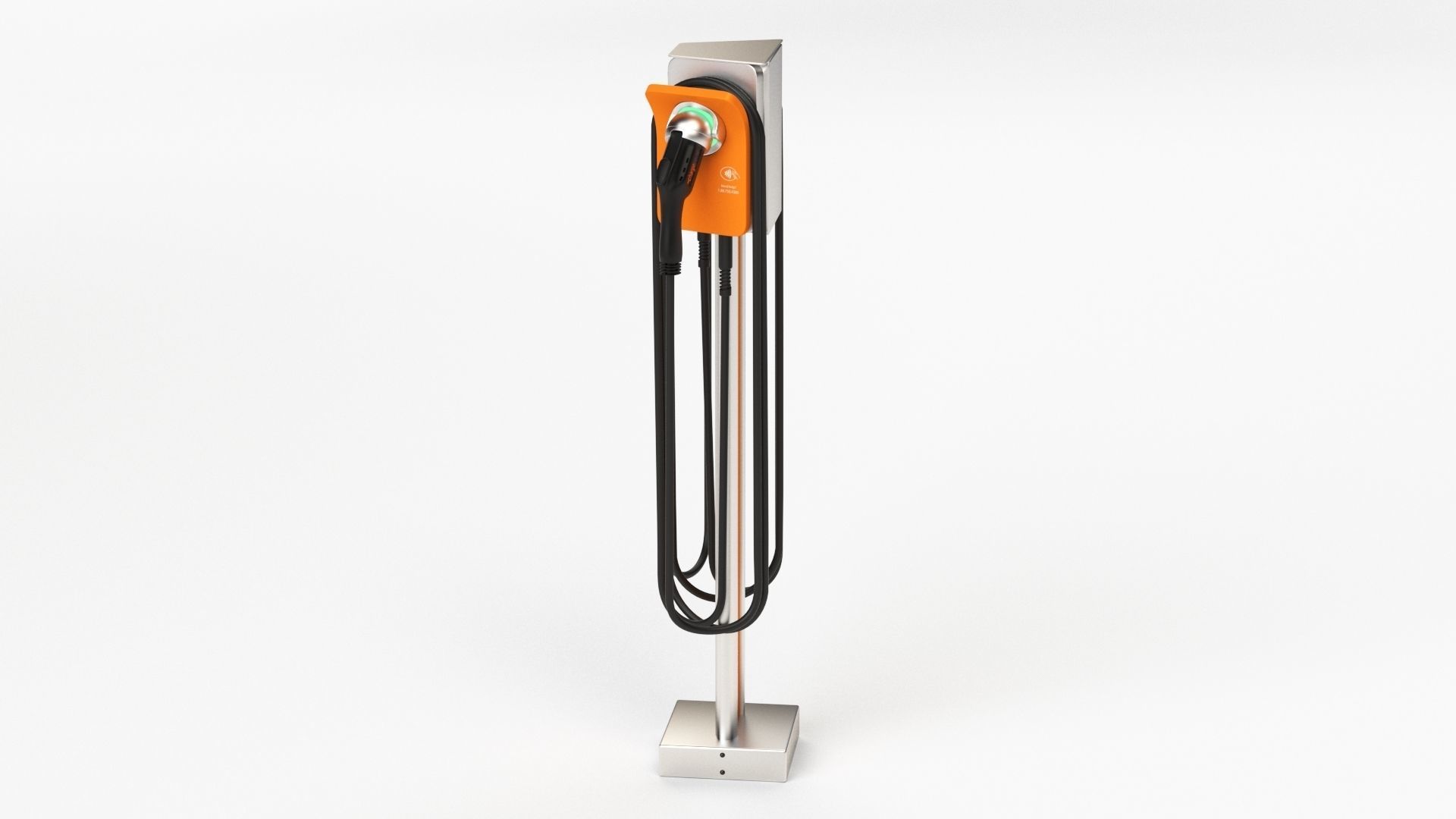 Electric Vehicle Chargepoint Part 02 3D model | CGTrader