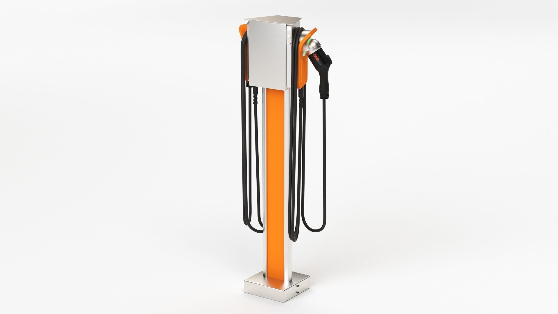 Electric Vehicle Chargepoint Part 02 3D model | CGTrader