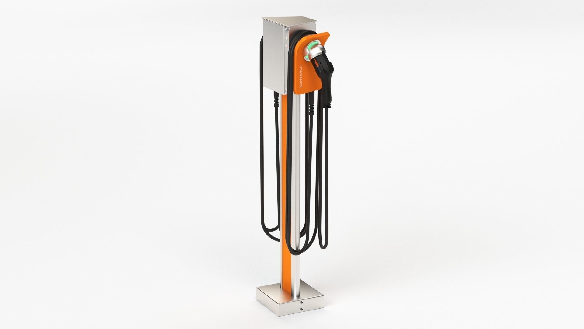 Electric Vehicle Chargepoint Part 02 3D model | CGTrader