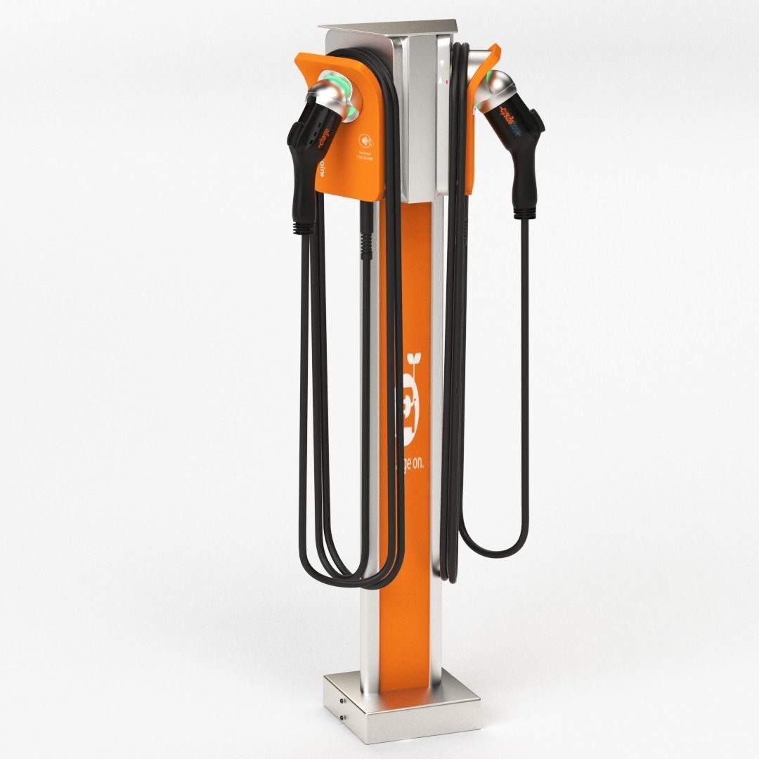 Electric Vehicle Chargepoint Part 02 3D model | CGTrader