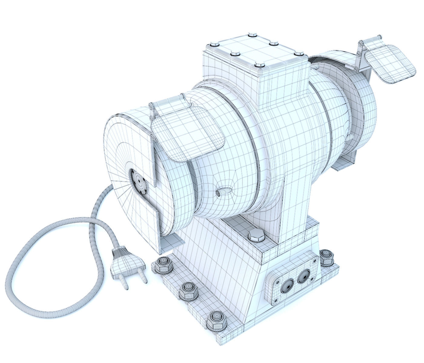 Industrial machine tool - Grinder machine 3D model | CGTrader
