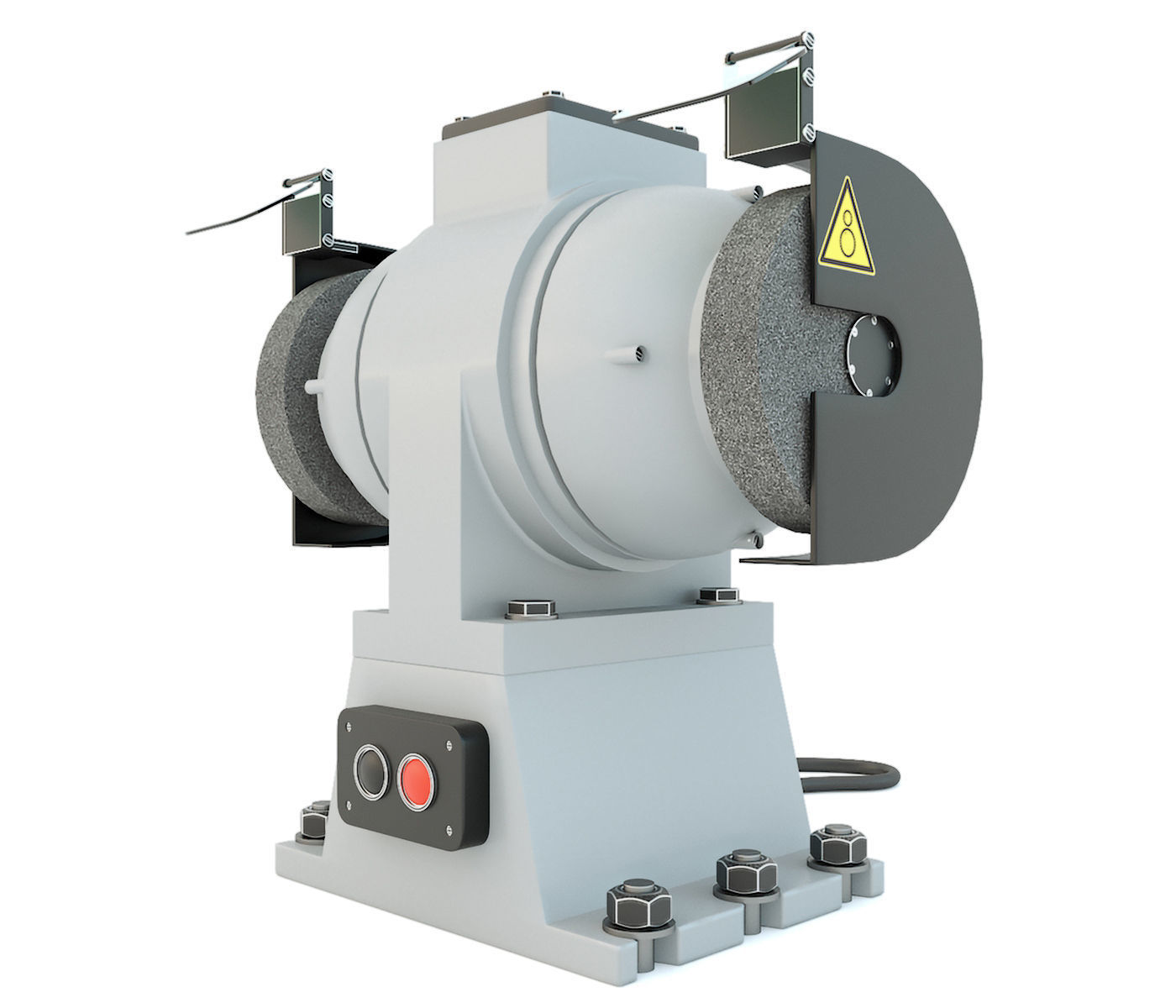 Industrial machine tool - Grinder machine 3D model | CGTrader