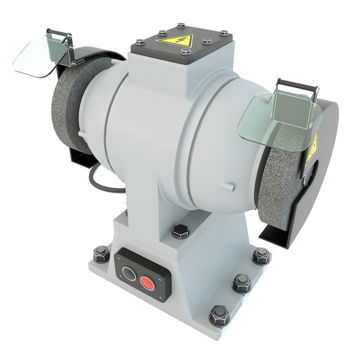 Industrial machine tool - Grinder machine 3D model | CGTrader