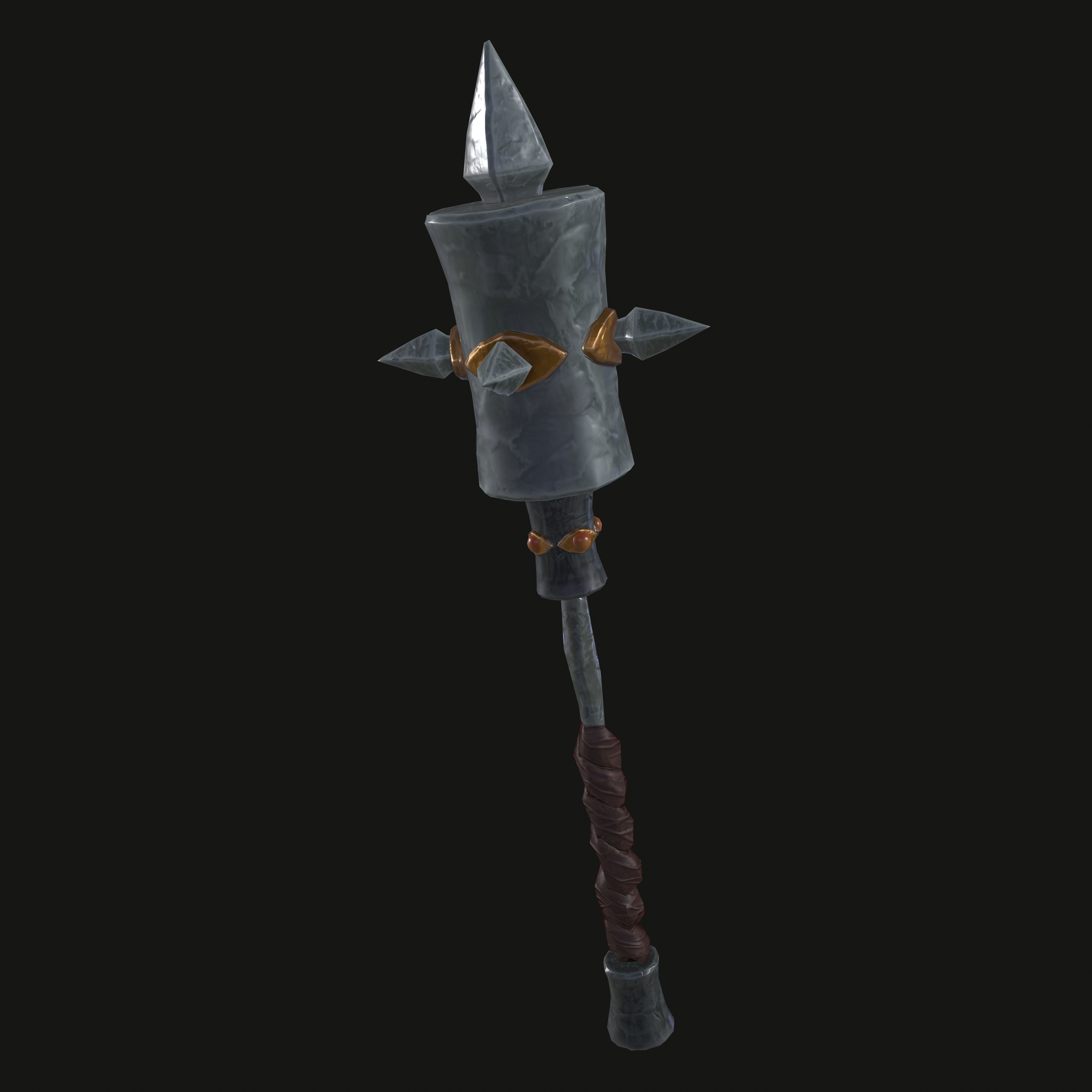3D model Stylized Mace VR / AR / low-poly | CGTrader