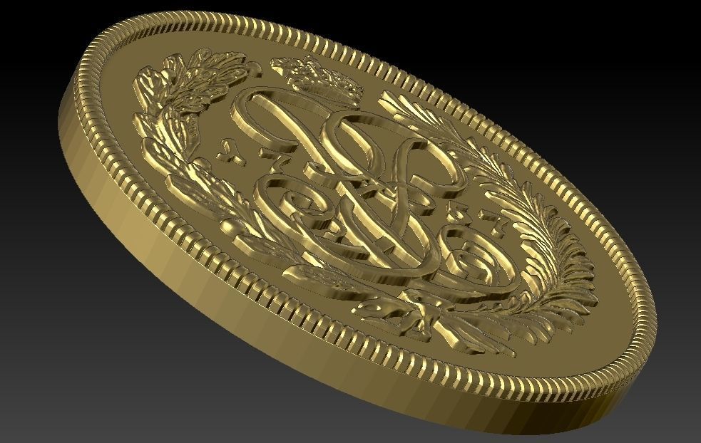 Coin St George the victorious 2 3D model 3D printable | CGTrader