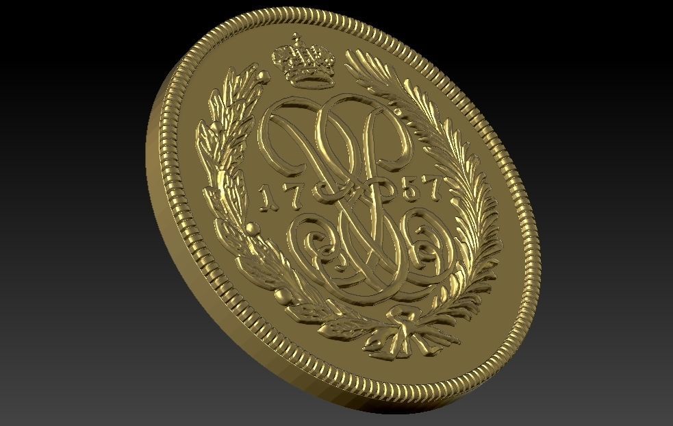 Coin St George the victorious 2 3D model 3D printable | CGTrader