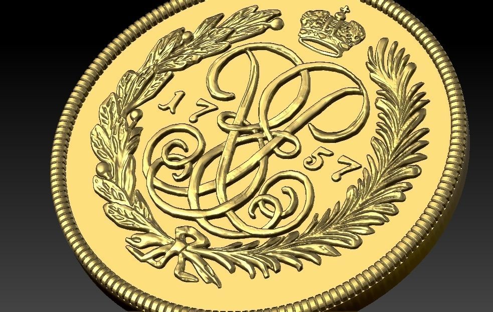 Coin St George the victorious 2 3D model 3D printable | CGTrader