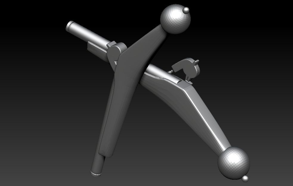 Gun weapon 3D model 3D printable | CGTrader