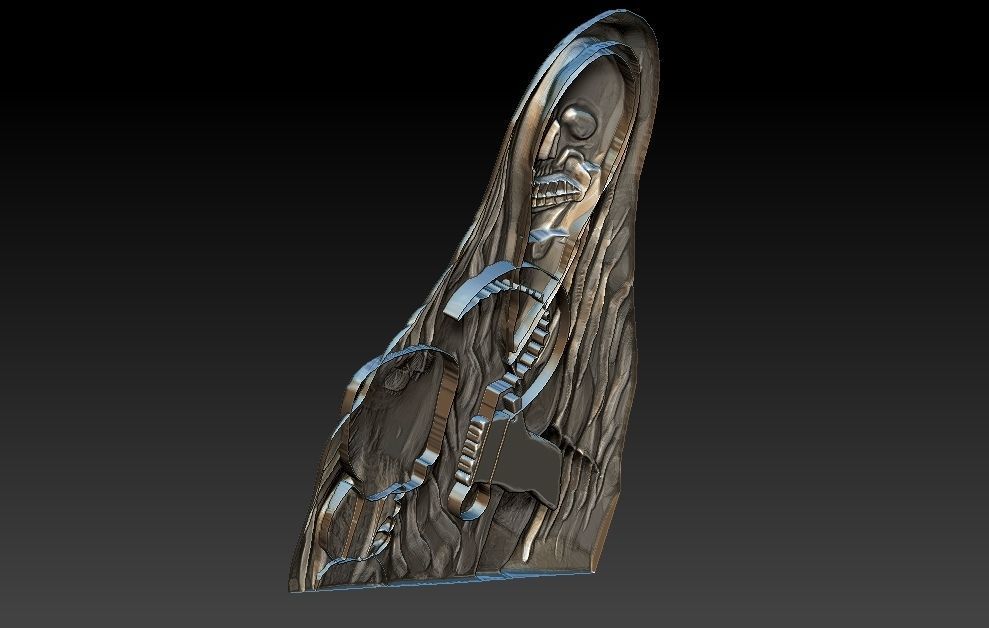 Death skull 3D model 3D printable | CGTrader