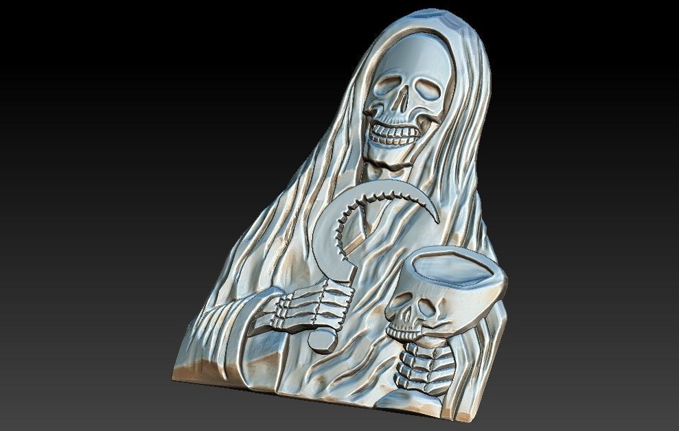 Death skull 3D model 3D printable | CGTrader