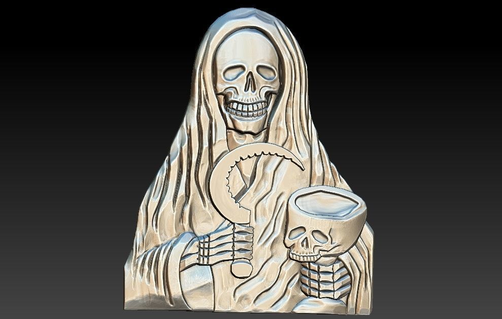 Death skull 3D model 3D printable | CGTrader