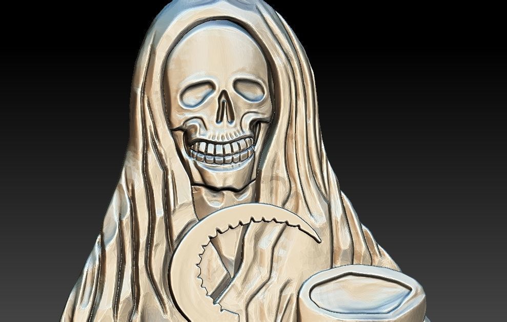 Death skull 3D model 3D printable | CGTrader