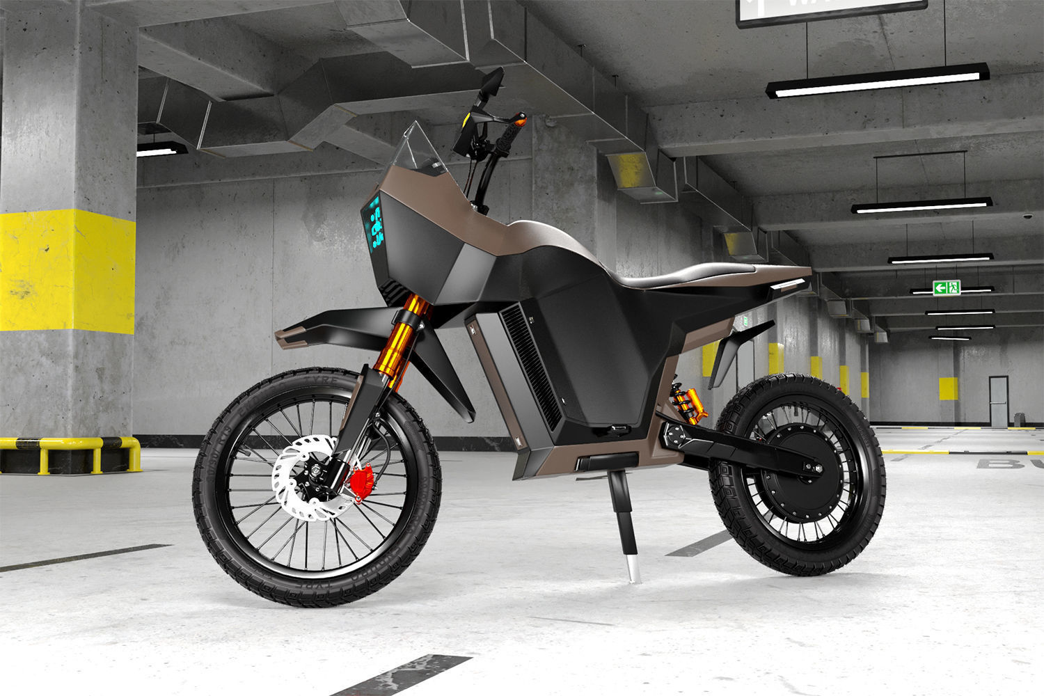 Modern Electric Motorcycle High Poly Model 3D model | CGTrader