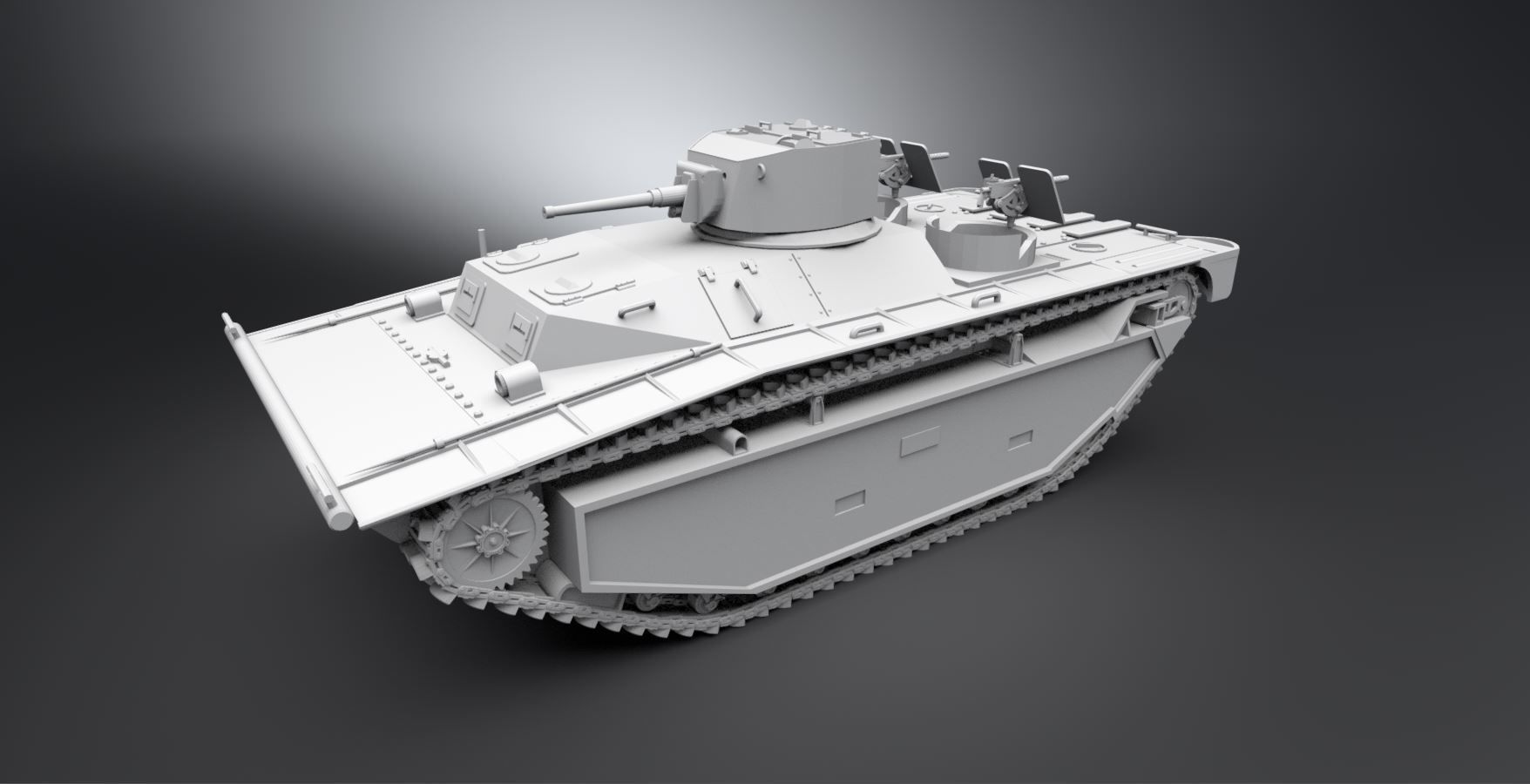LVT A 1 Scale model 3D model 3D printable | CGTrader