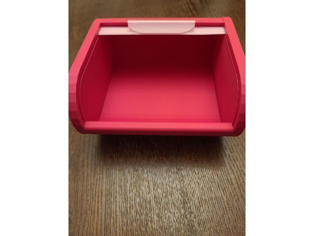 Wide Roll Top Box 3D model | CGTrader