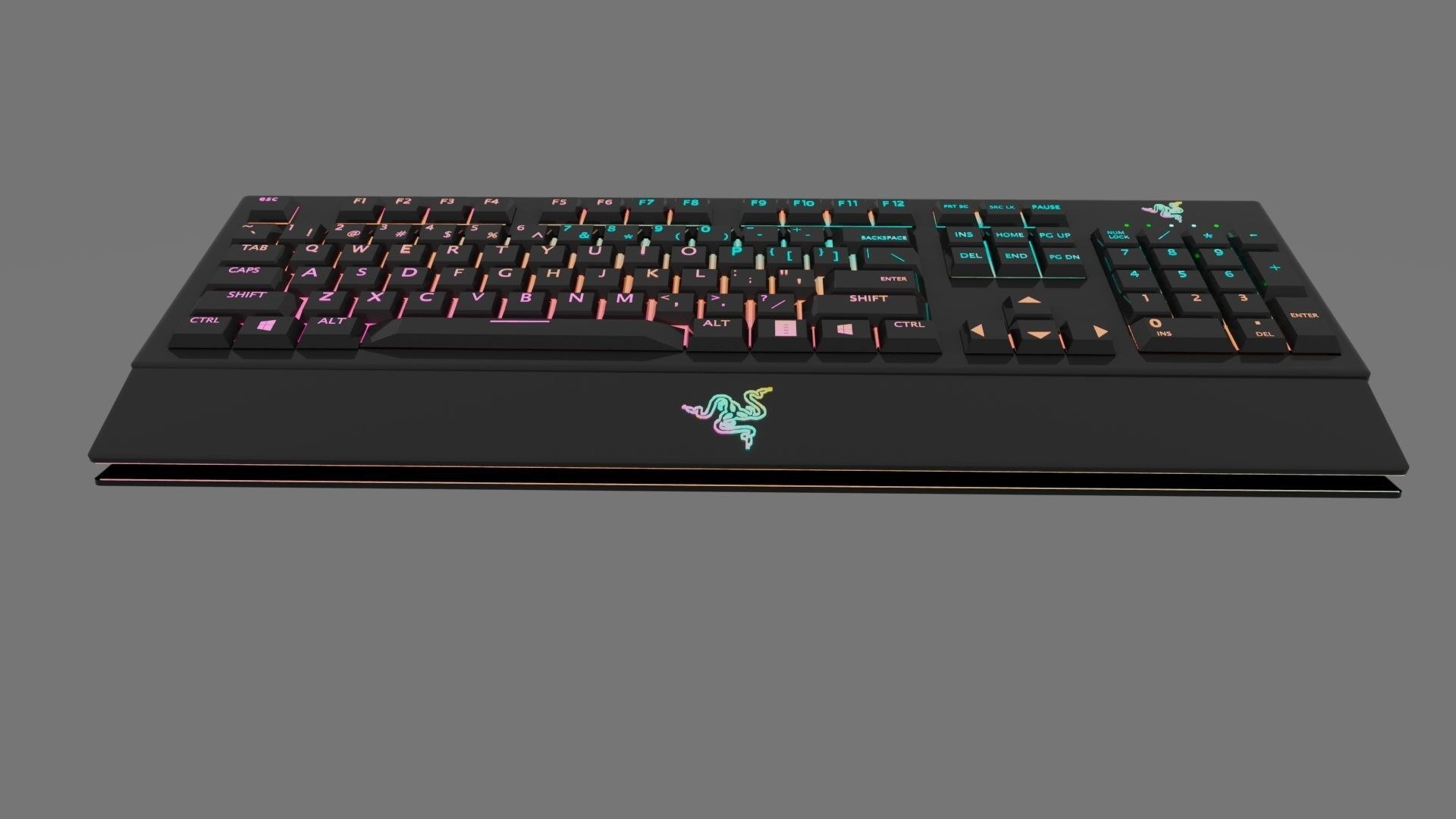 Razer RGB 3d model Keybord 3D model | CGTrader