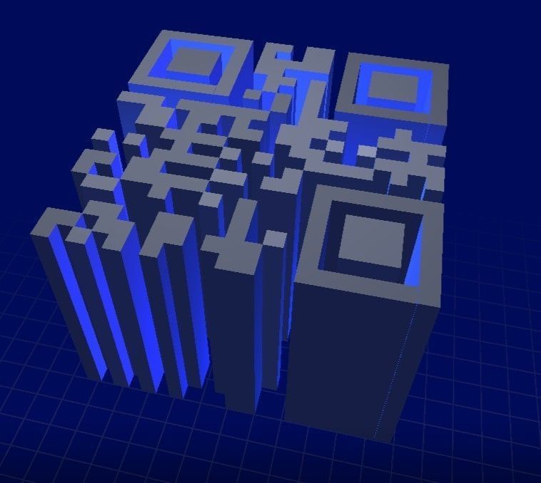3D model QR Code 3d VR / AR / low-poly | CGTrader