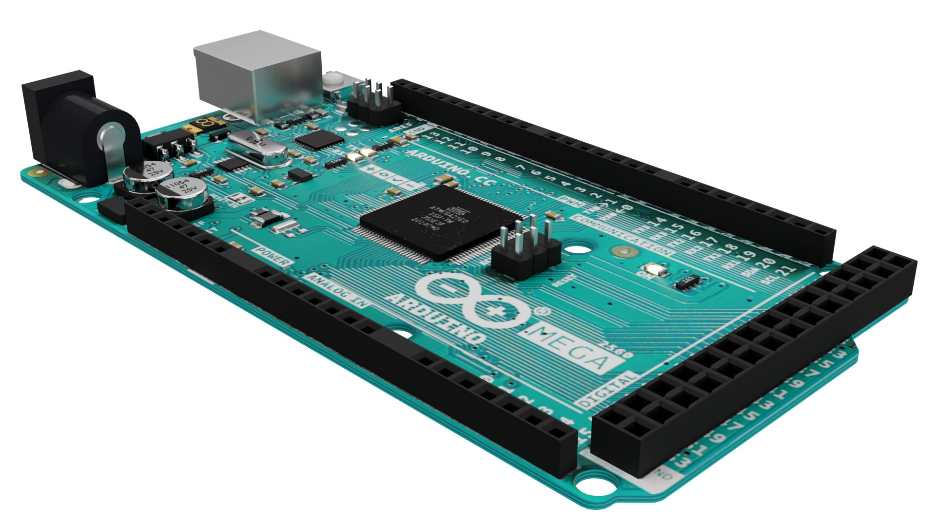 3D model Arduino mega 2560 VR / AR / low-poly | CGTrader