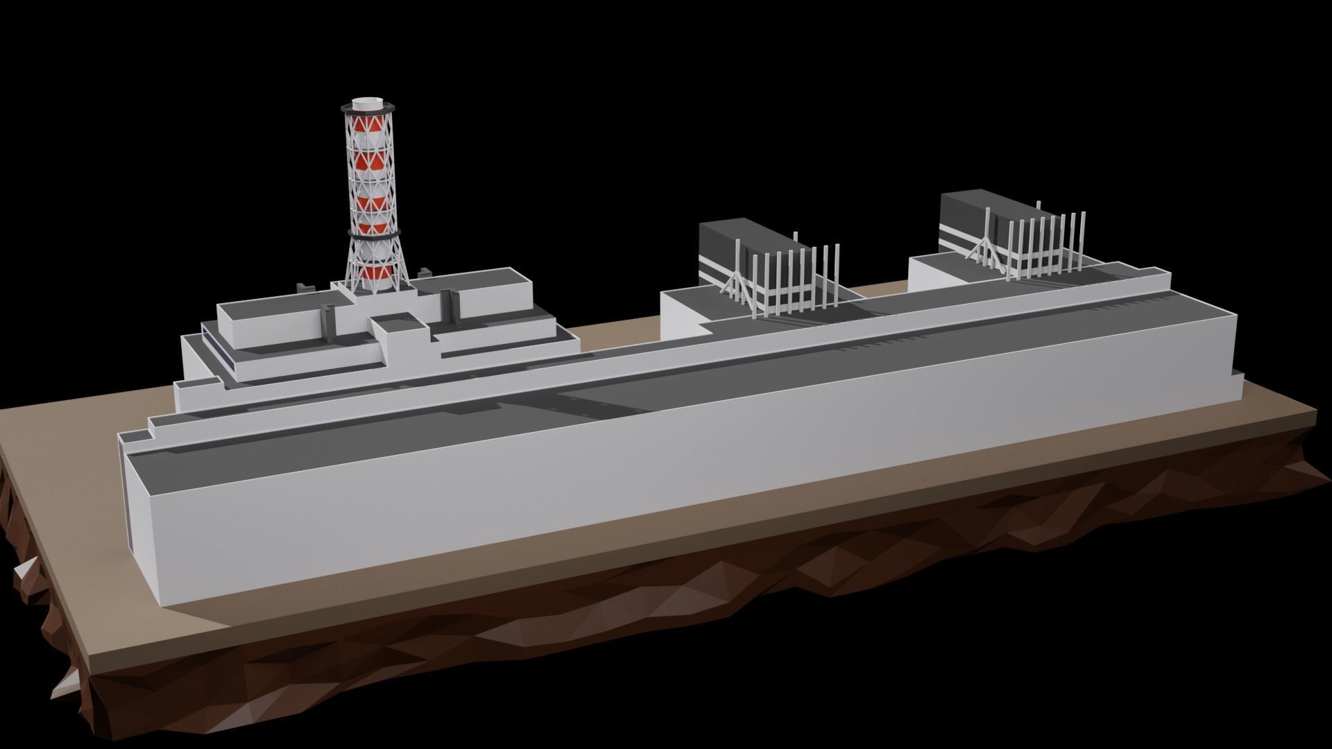 Chernobyl nuclear power plant 3D model | CGTrader