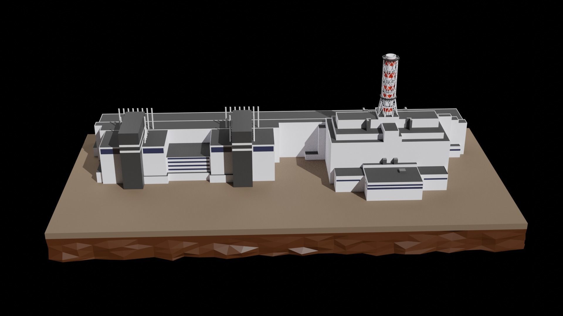 Chernobyl nuclear power plant 3D model | CGTrader