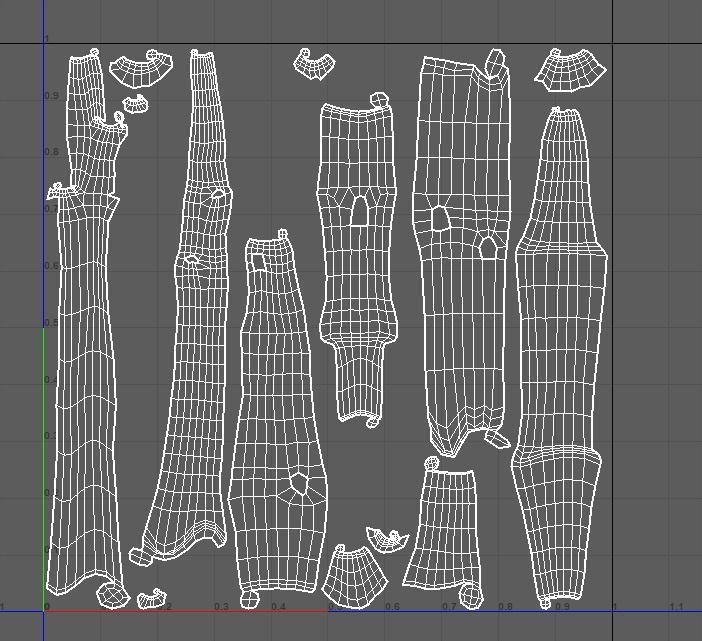 Cartoon Wooden Sticks 3D model rigged | CGTrader