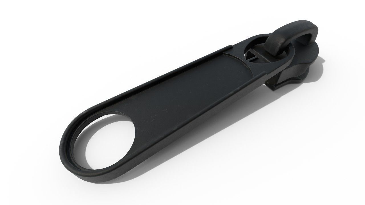 3D model Zipper Puller with Slider 008 VR / AR / low-poly | CGTrader