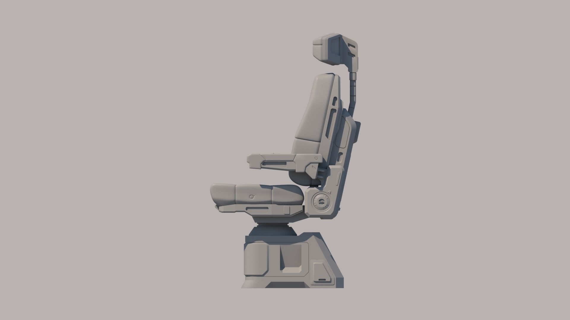 Pilots Seat 3D model | CGTrader